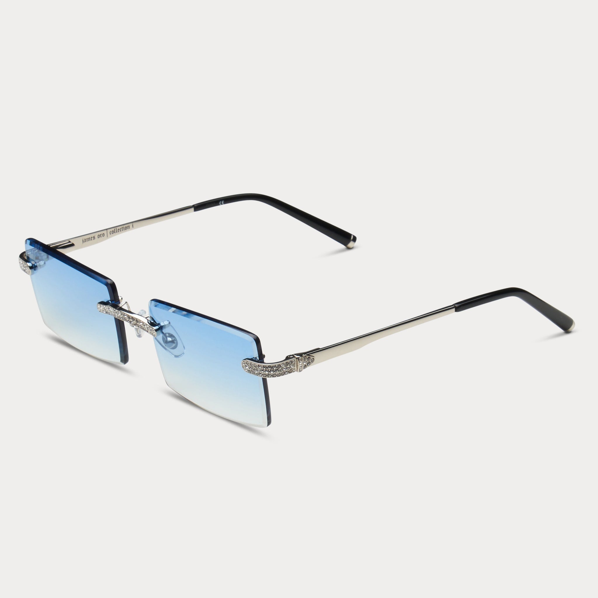 ICED BLUE TINT SILVER AUTHENTIC XL – JAMES ORO